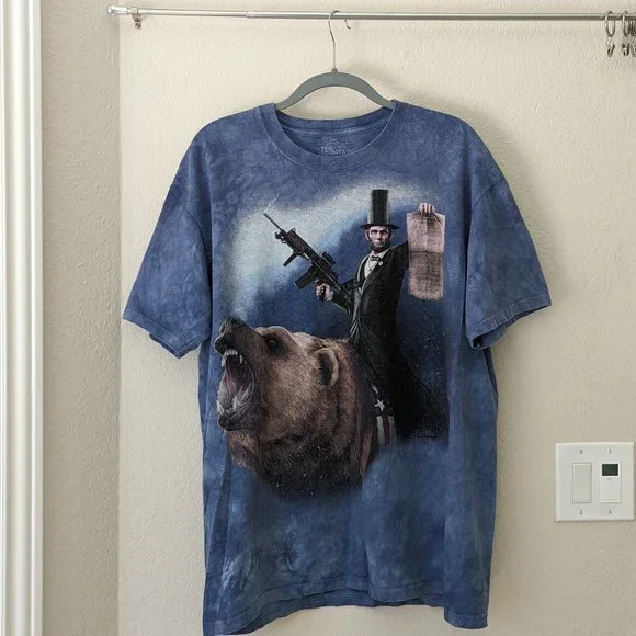 Abraham Lincoln Riding A Bear Shirt
